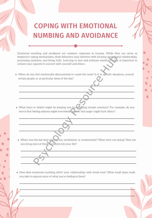 Coping with Emotional Avoidance: Effective Strategies for Healing ...